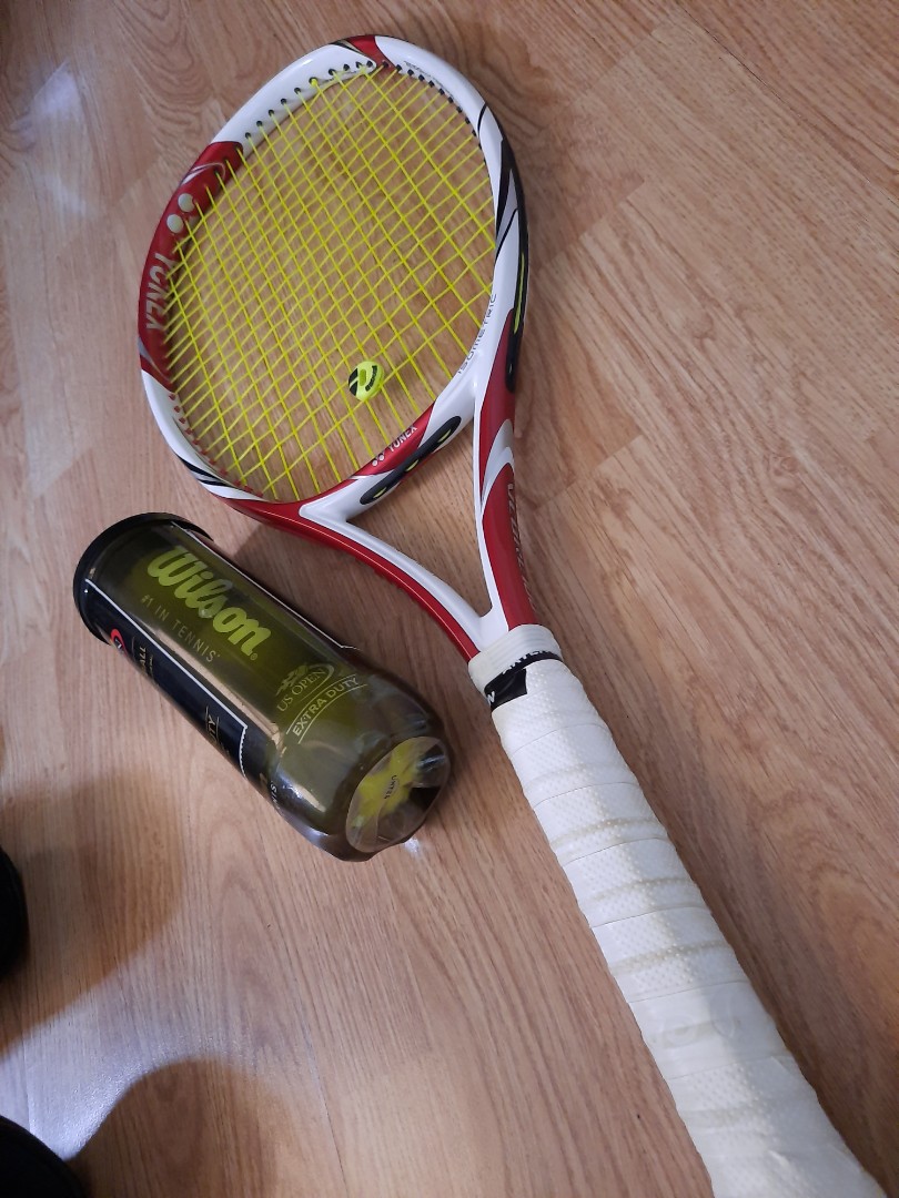 Yonex Vcore 100s Tennis Racket (Made in Japan), Sports Equipment ...