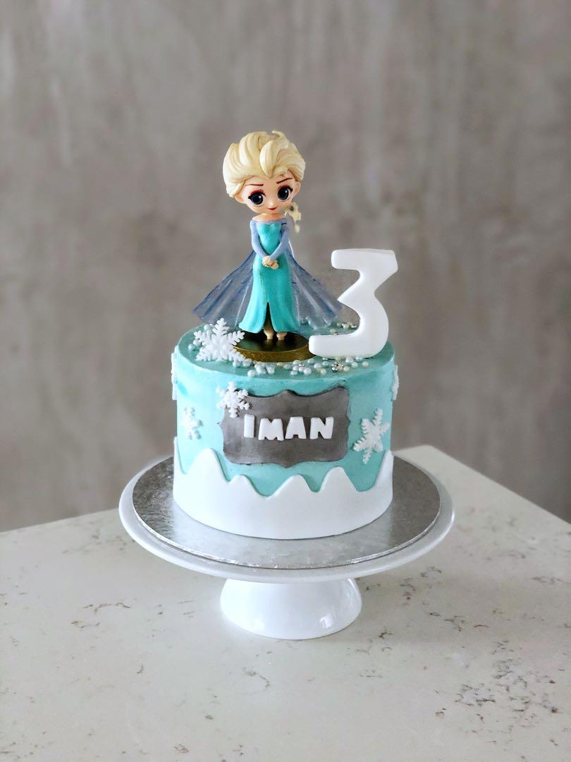 6” customised cake (Frozen/Elsa), Food & Drinks, Chilled & Frozen Food ...