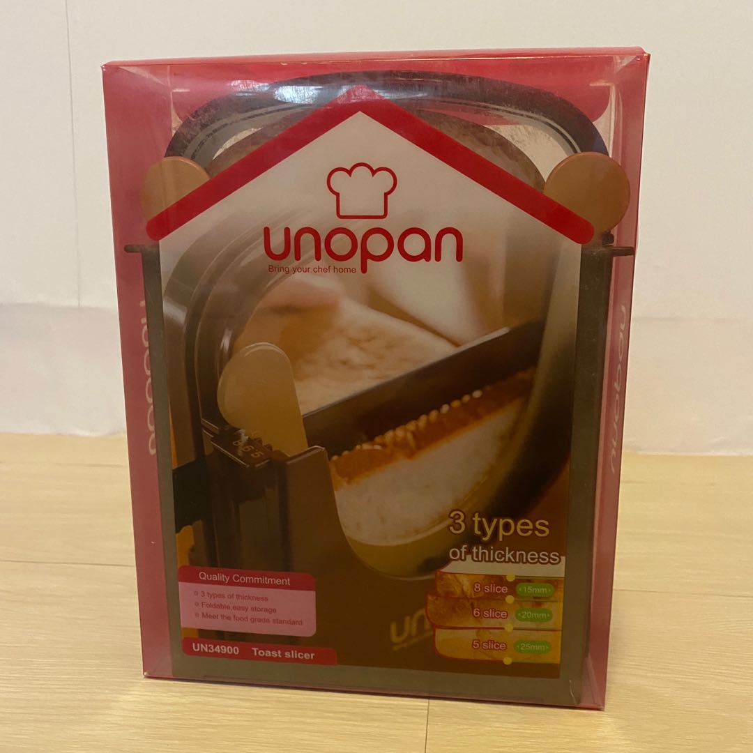【全新】台灣 Unopan 三能屋 NU34900 麵包 切片器, 家庭電器, 廚房電器, 焗爐及多士爐 - Carousell