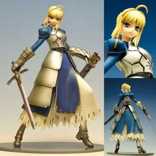 全新 Ebcraft Enterbrain Fate Stay Night Saber PVC Figure 原裝正版, 興趣及遊戲, 玩具 ...