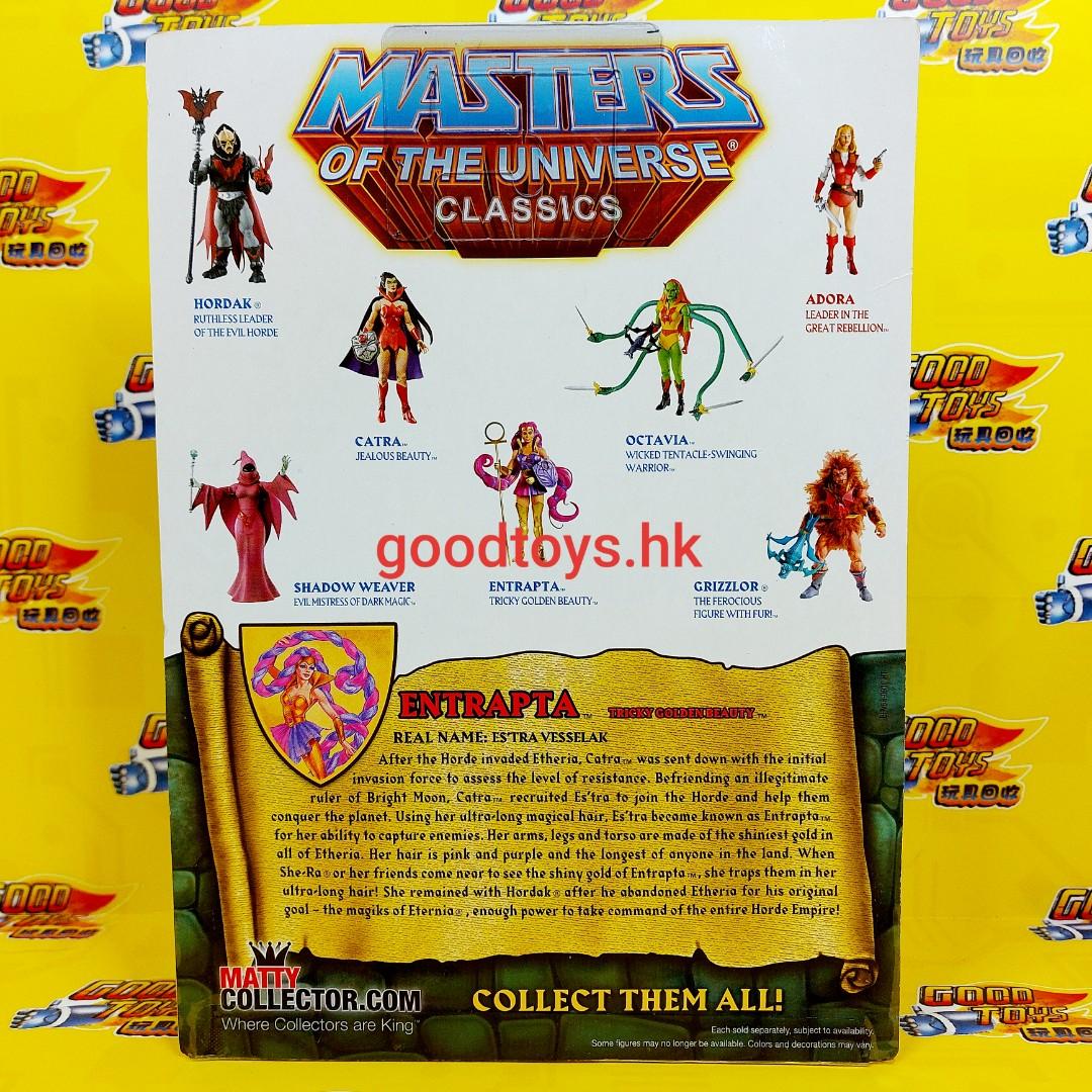 全新 MATTEL 太空超人 HE-MAN MASTERS OF THE UNIVERSE CLASSICS ENTRAPTA, 興趣及遊戲 ...