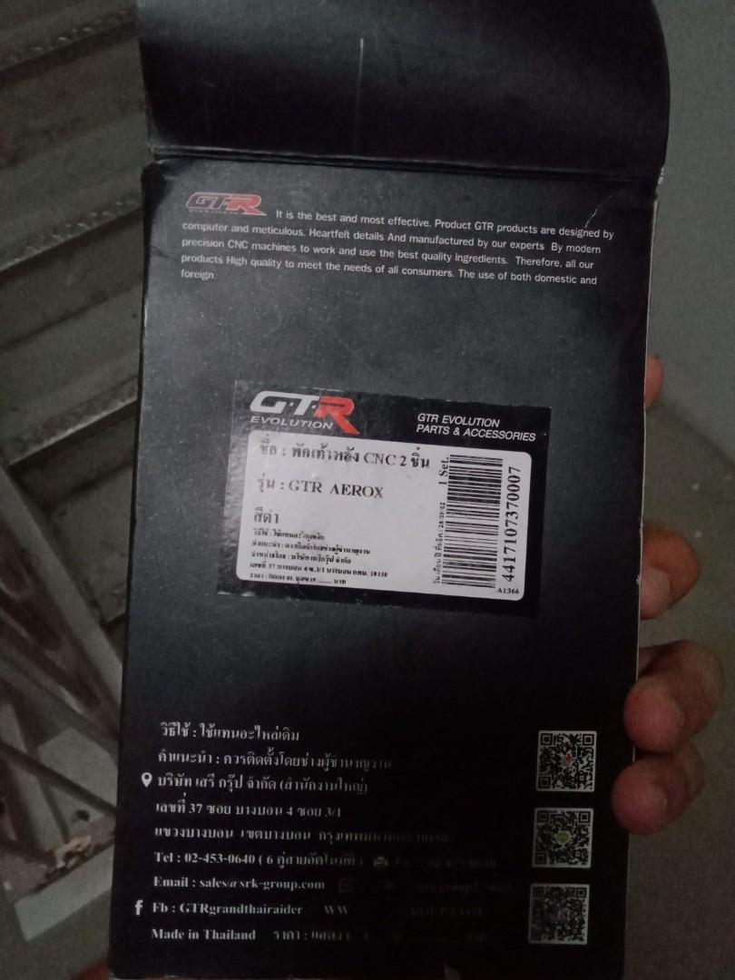 Aerox pillion stand, Motorcycles, Motorcycle Accessories on Carousell