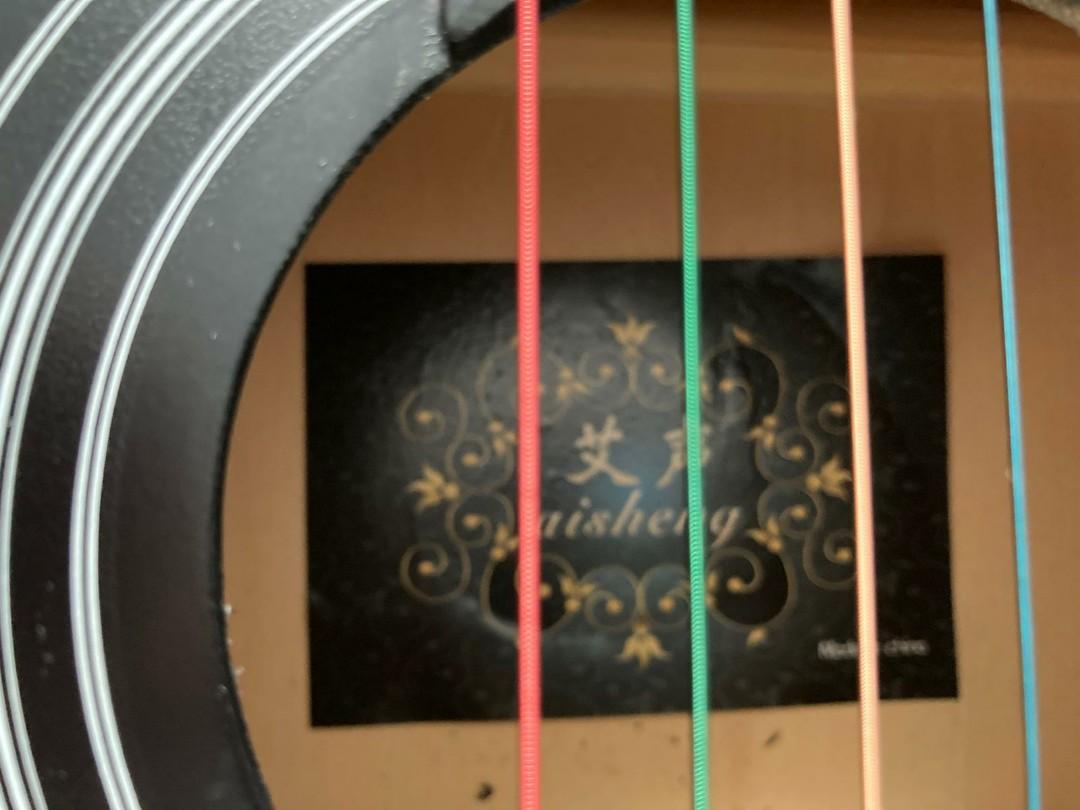 Aisheng Acoustic Guitar, Hobbies & Toys, Music & Media, Musical ...