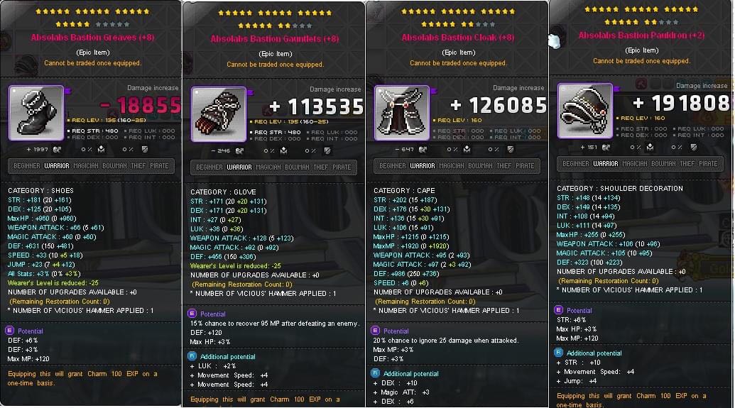 Aquilla 22* absolab warrior set, PLEASE READ, Video Gaming, Gaming ...