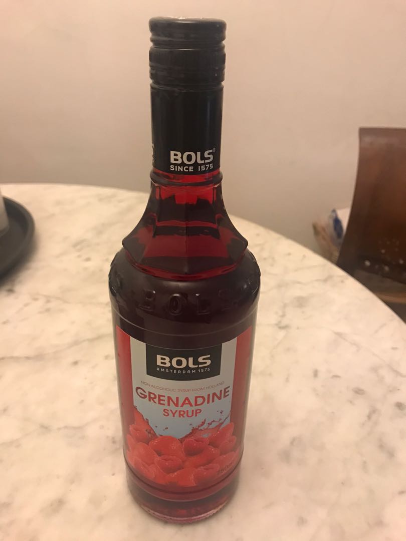 Bols Grenadine Syrup 750ml, Food & Drinks, Beverages on Carousell