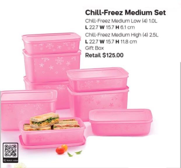 Tupperware Chill Freeze Gift Set, Furniture & Home Living, Kitchenware ...