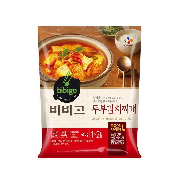 CJ Bibigo - Korea CJ Bibigo 豆腐泡菜燉湯 460g (簡易韓國料理即食料理湯包), 嘢食 & 嘢飲, 包裝食物&即食食物 - Carousell