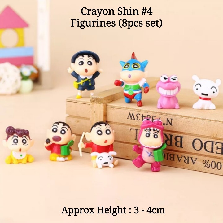 Crayon Shin-Chan #4 Figurines Cake Topper, Hobbies & Toys, Toys & Games ...