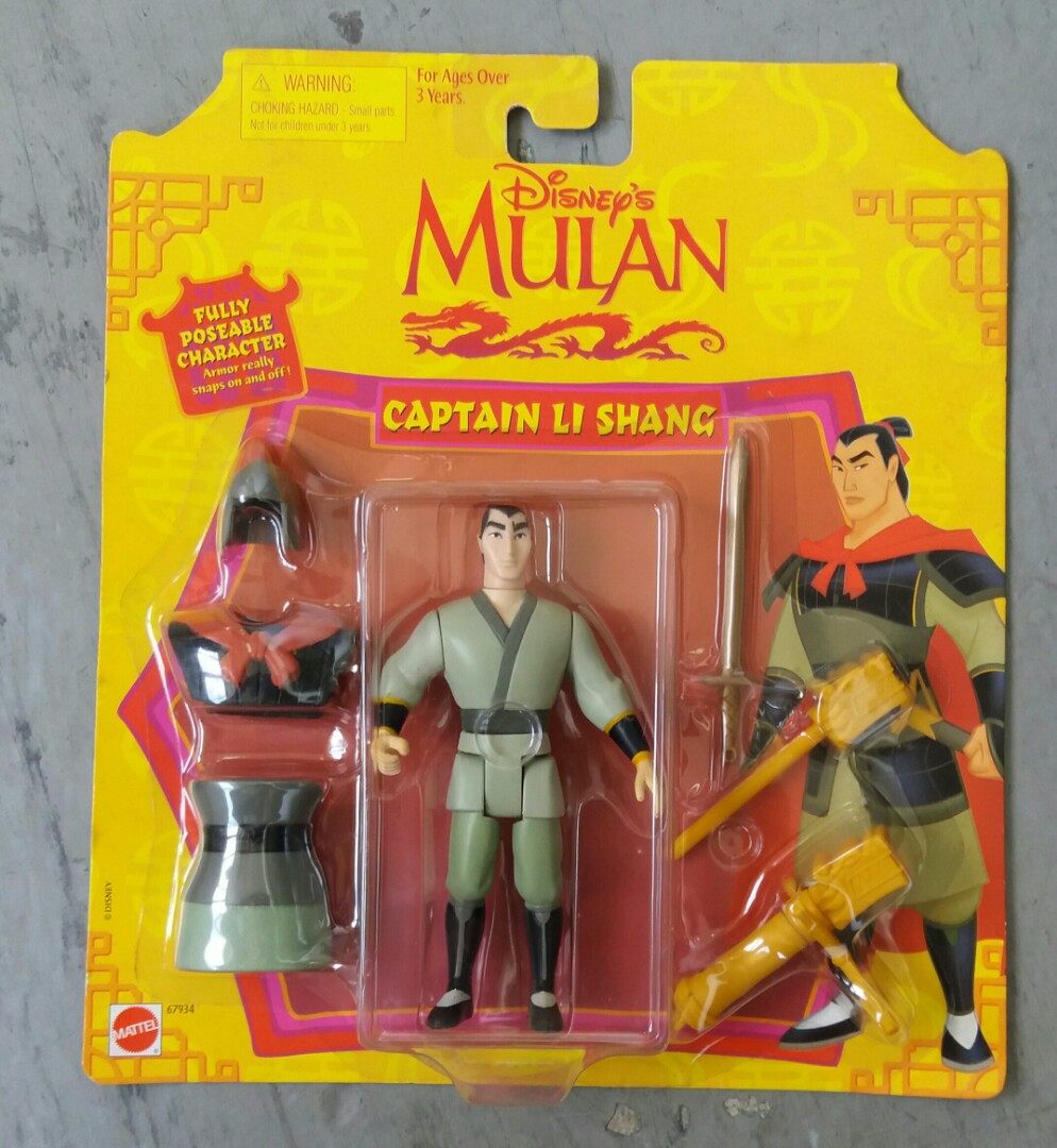 Disney's Mulan Captain Li Shang Figure, Hobbies & Toys, Toys & Games on ...