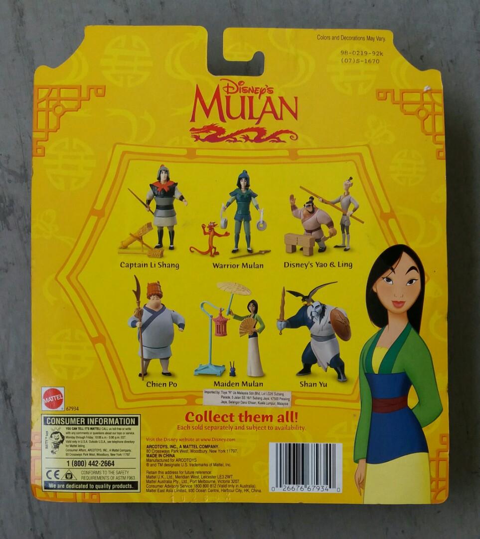 Disney's Mulan Captain Li Shang Figure, Hobbies & Toys, Toys & Games on ...