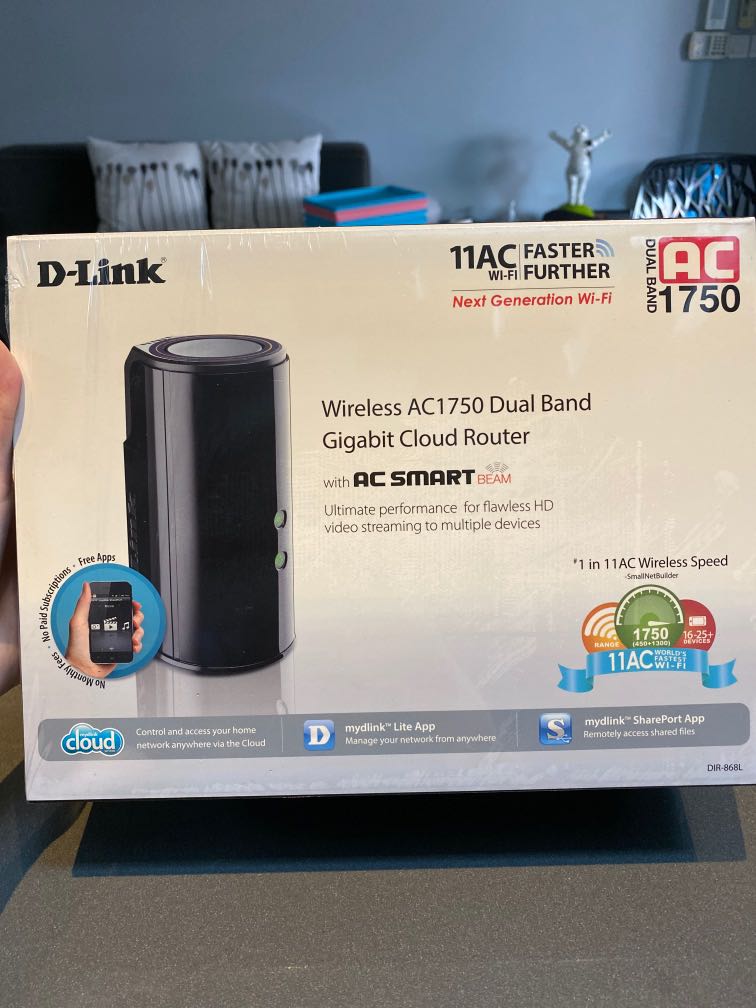 D-Link AC1750 Dual Band Gigabit Cloud Router, Computers & Tech, Parts ...