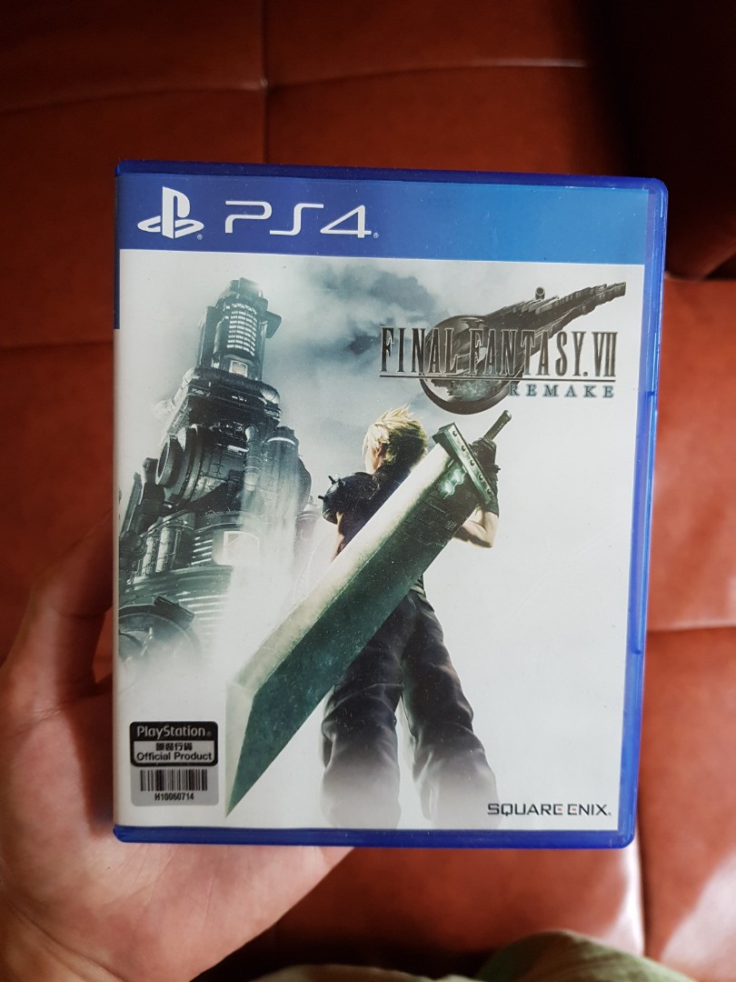 Final Fantasy 7 remake PS4 (ffvii remake), Video Gaming, Video Games ...
