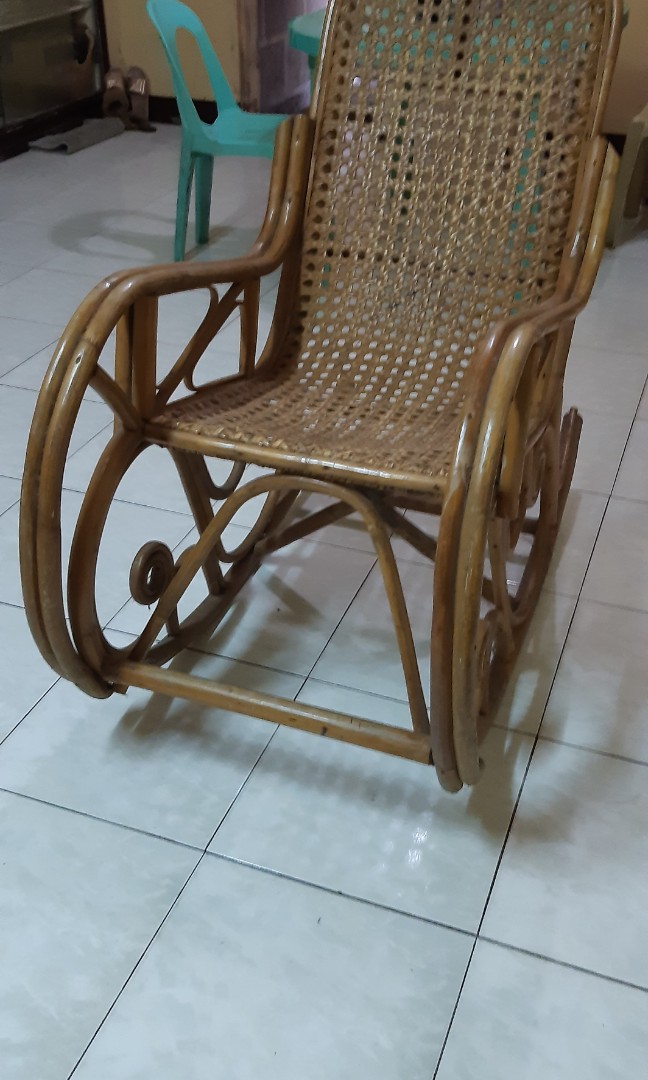 Fs.ratan racking chair, Furniture & Home Living, Furniture, Chairs on ...