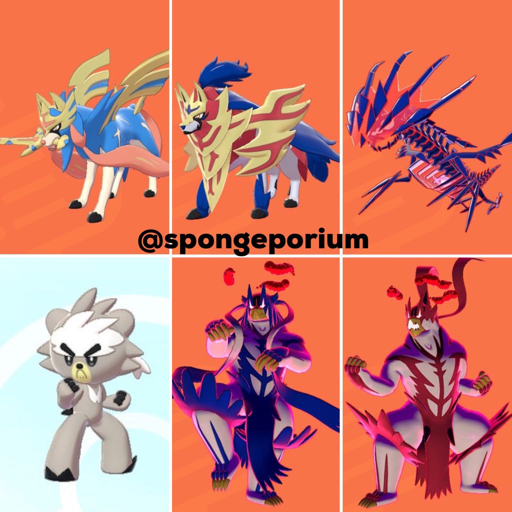 Galar Legendary Pokemon (Pokemon Sword & Shield), Video Gaming, Gaming ...