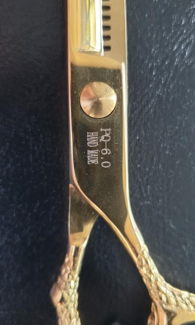 KASHO Crafted Golden Scissors (Japanese Steel Shears), Everything Else on Carousell