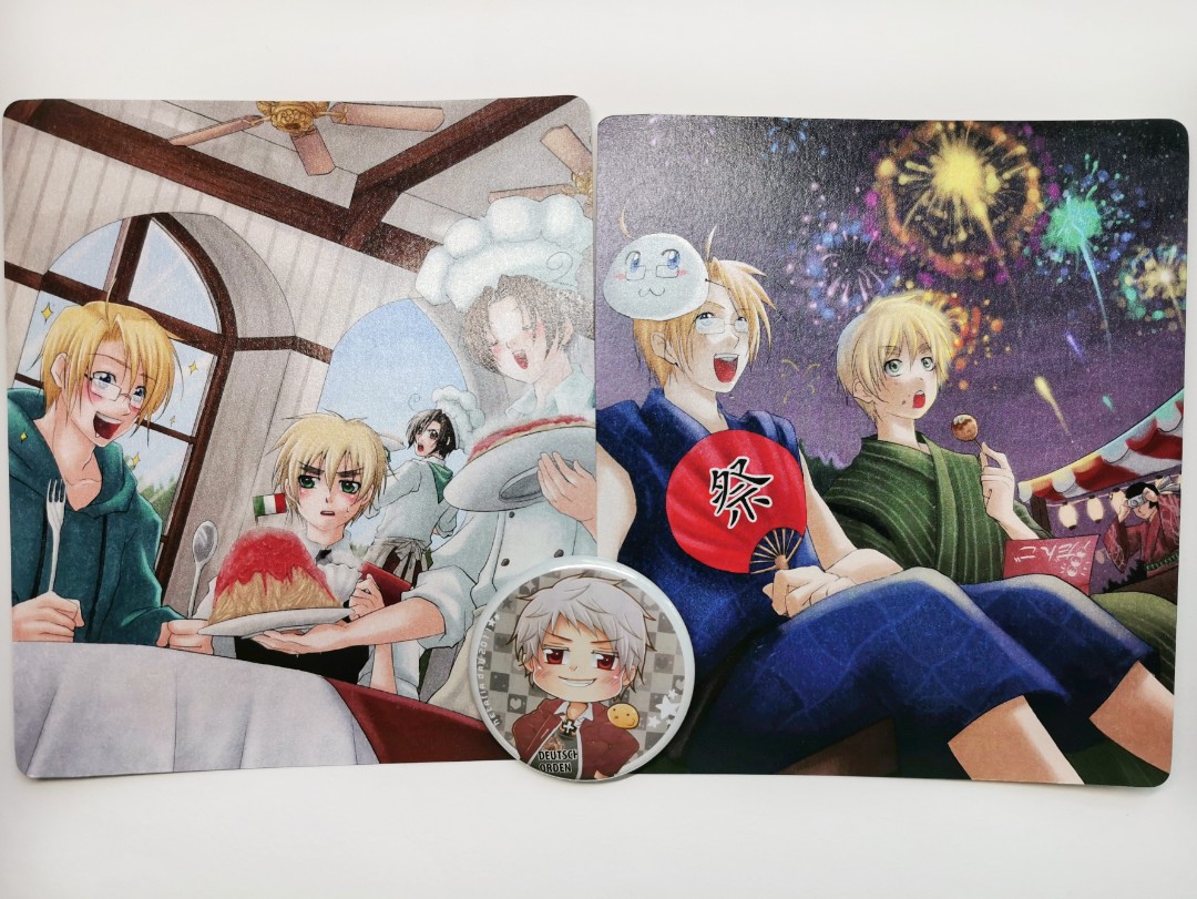 Hetalia: Axis Powers (APH) Fanart Doujin Goods/Fan Merch, Hobbies ...