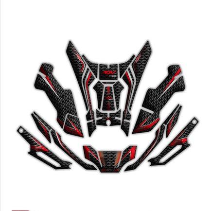 Honda XADV150 XADV X ADV150 150 Carbon fiber sticker stickers decal ...
