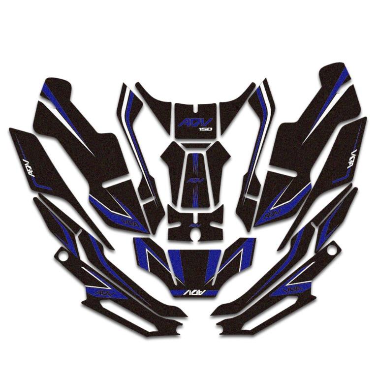 Honda XADV150 XADV X ADV150 150 Carbon fiber sticker stickers decal ...