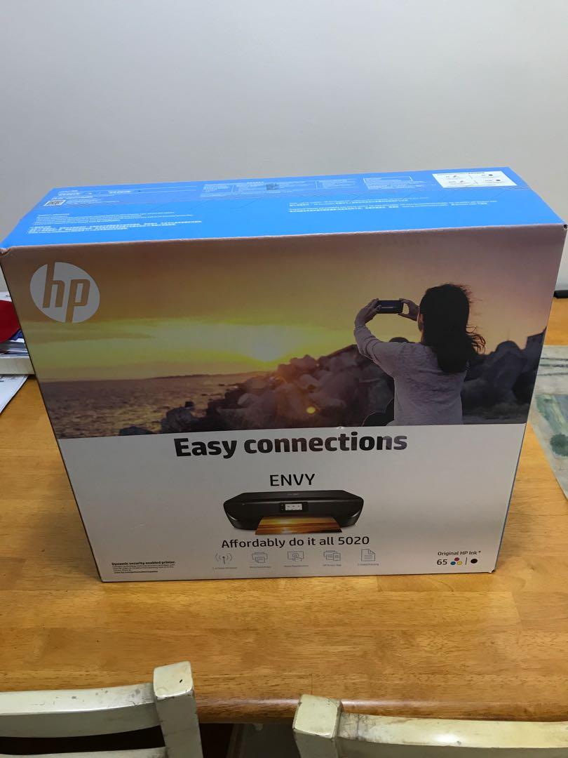 HP Envy 5020 All in One Printer, Computers & Tech, Printers, Scanners ...