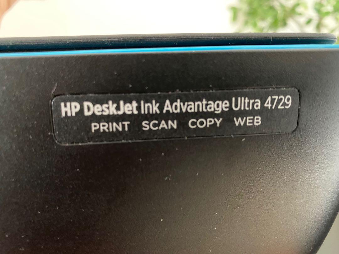 HP printer, Model: Deskjet ink Advantage Ultra 4729, Computers & Tech ...