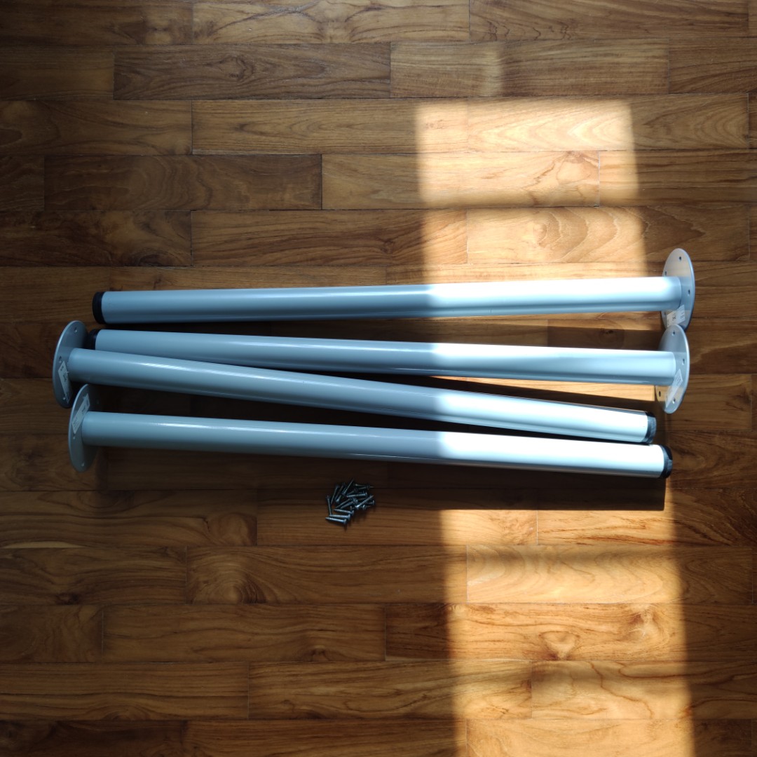 Ikea ADILS table legs 4 Pcs, Furniture & Home Living, Furniture, Tables ...