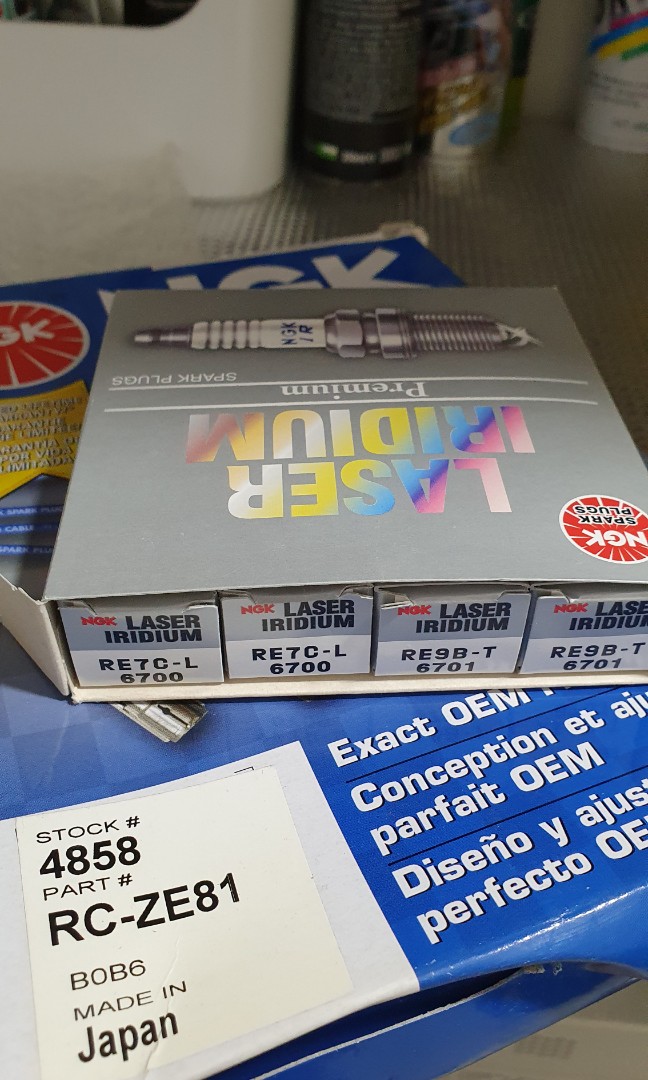 Mazda RX8 NGK Spark Plugs and Cables, Car Accessories, Accessories on Carousell