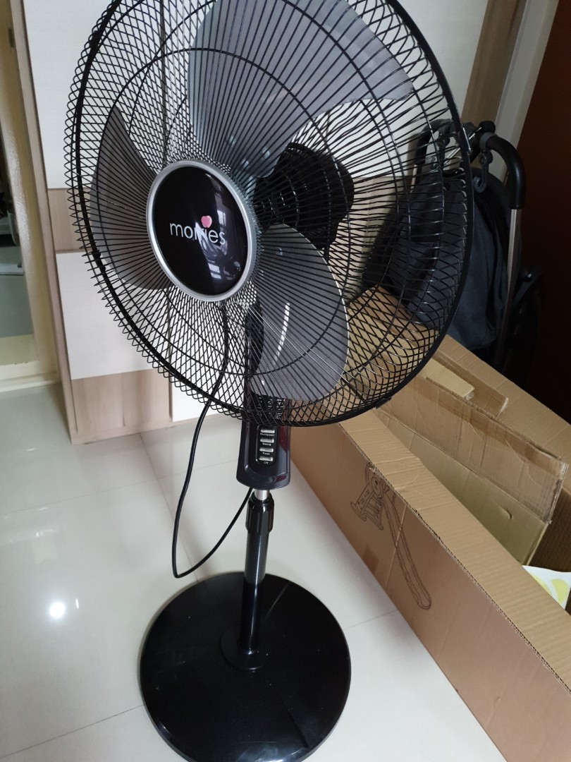 Remote Control Morries Stand Fan 18" MS-555SFTR, Furniture & Home ...