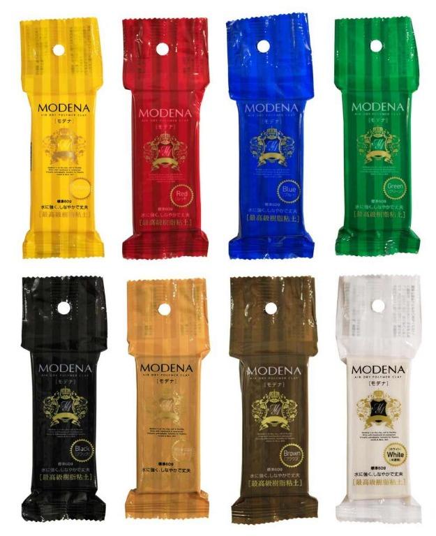 Padico Modena Clay 60 grams 6 color Pack, Hobbies & Toys, Stationery ...