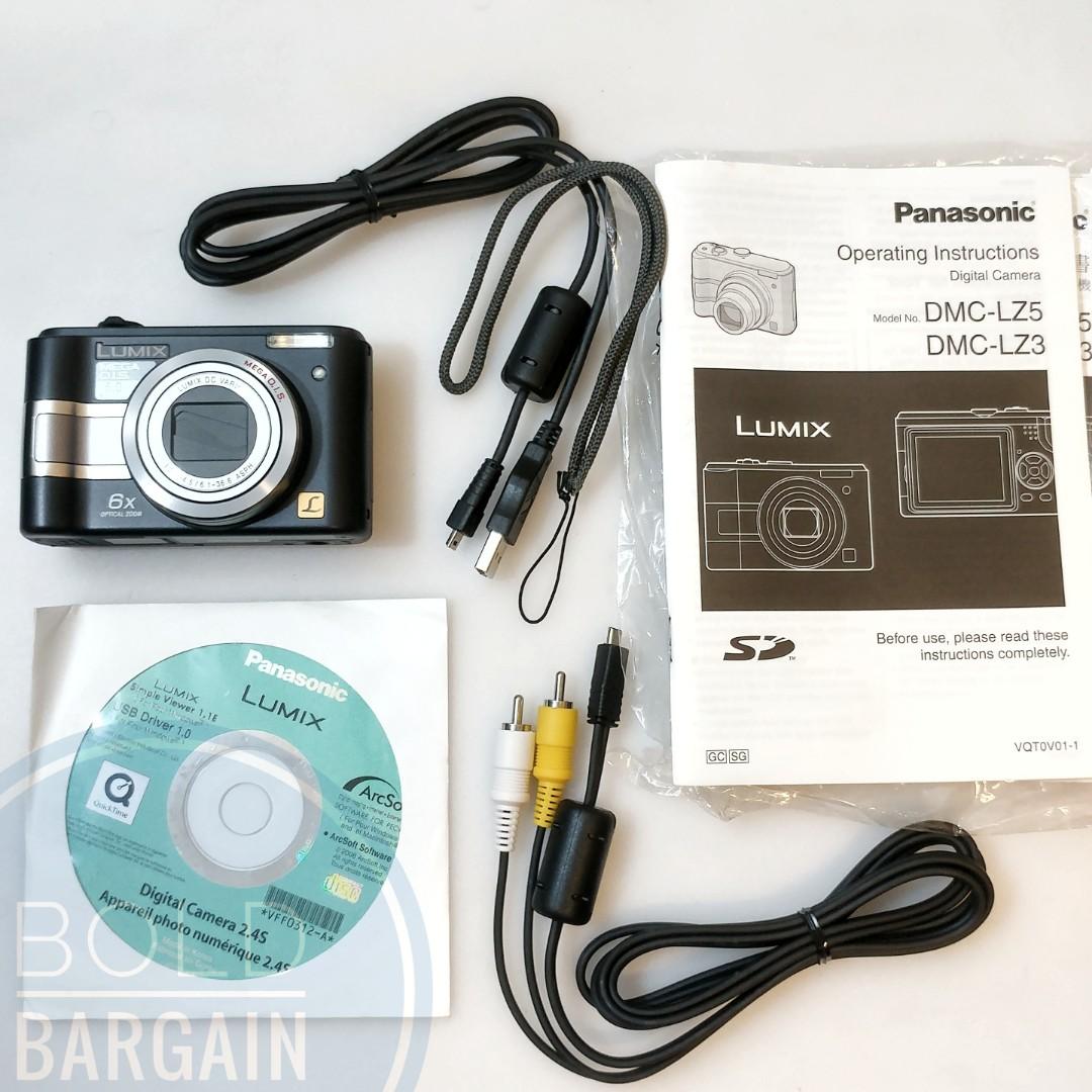 Panasonic LUMIX DMC-LC5 Digital Camera 6 Megapixel 6x Optical Zoom AA Battery operated Made in ...