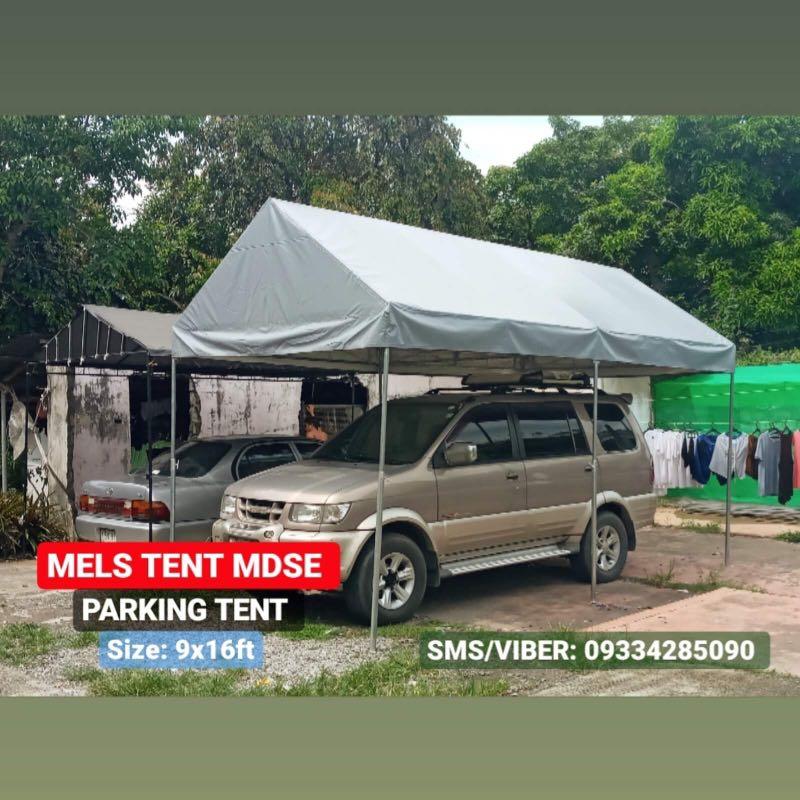 PARKING TENT HEAVY-DUTY, Sports Equipment, Hiking & Camping on Carousell