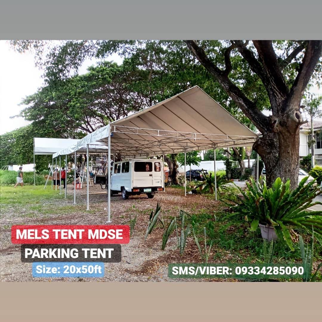 PARKING TENT HEAVY-DUTY, Sports Equipment, Hiking & Camping on Carousell