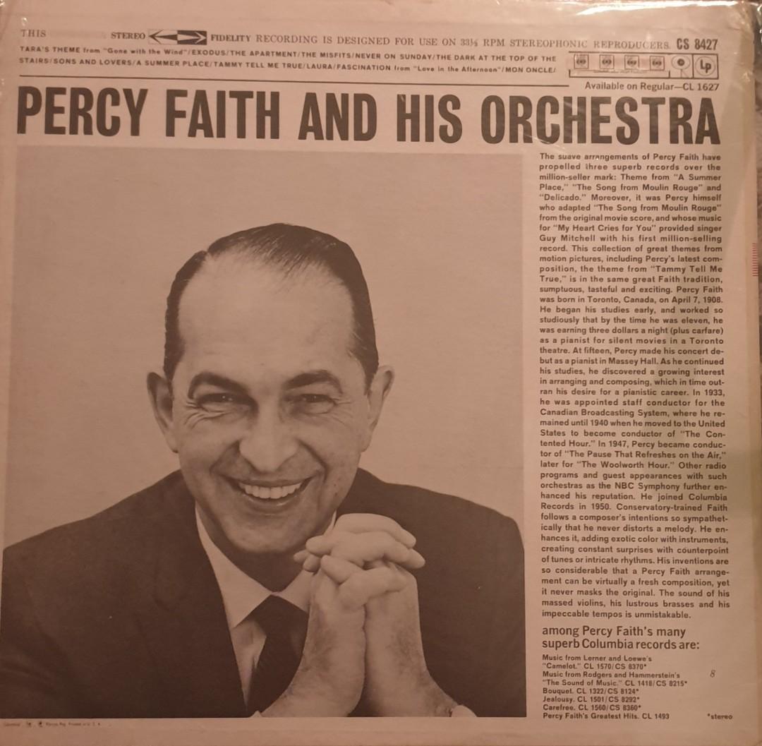 Percy Faith And His Orchestra Tara's Theme From "Gone With The Wind ...