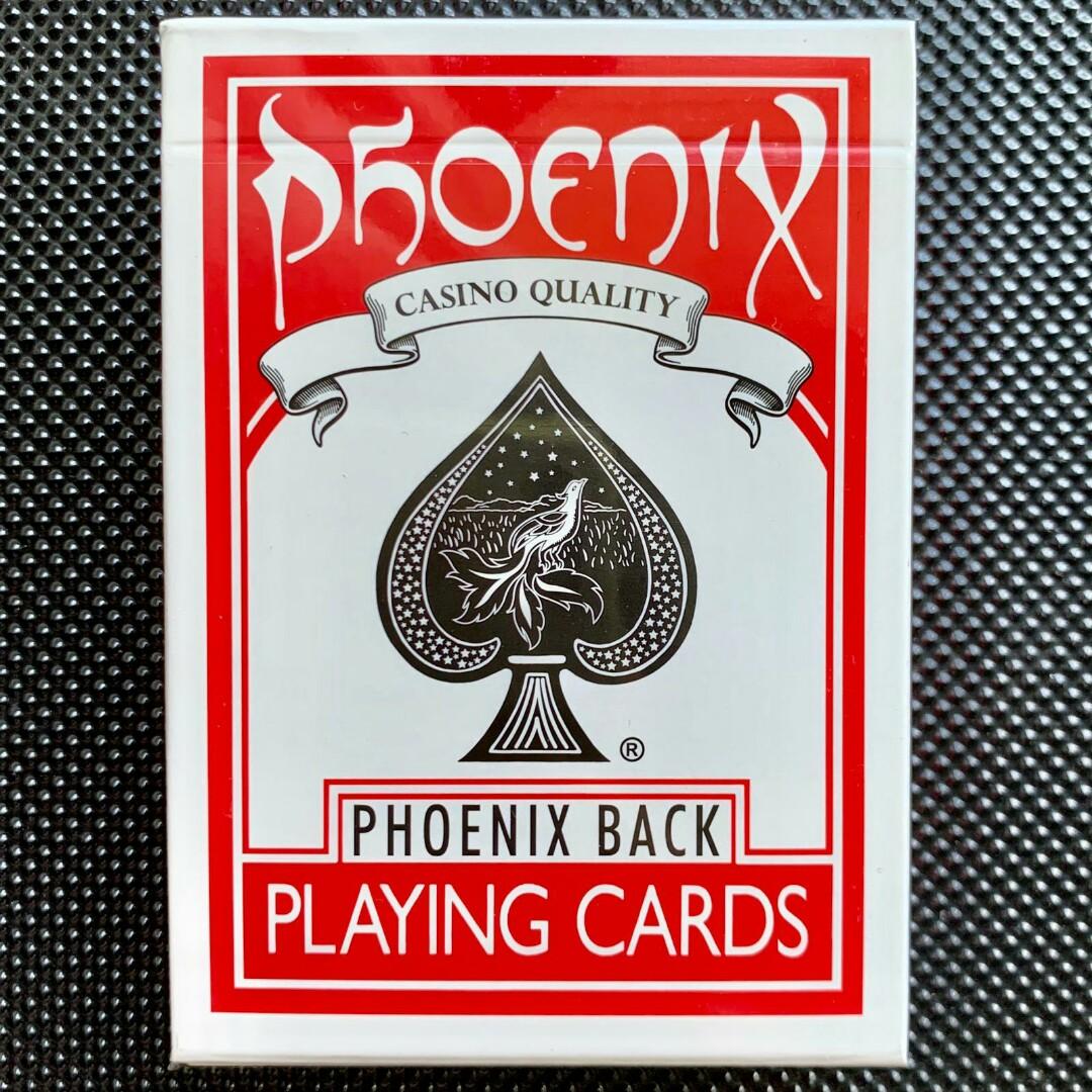 Phoenix red back playing cards poker size 鳳凰 啤牌 撲克牌, 興趣及遊戲, 收藏品及紀念品, 明星 ...