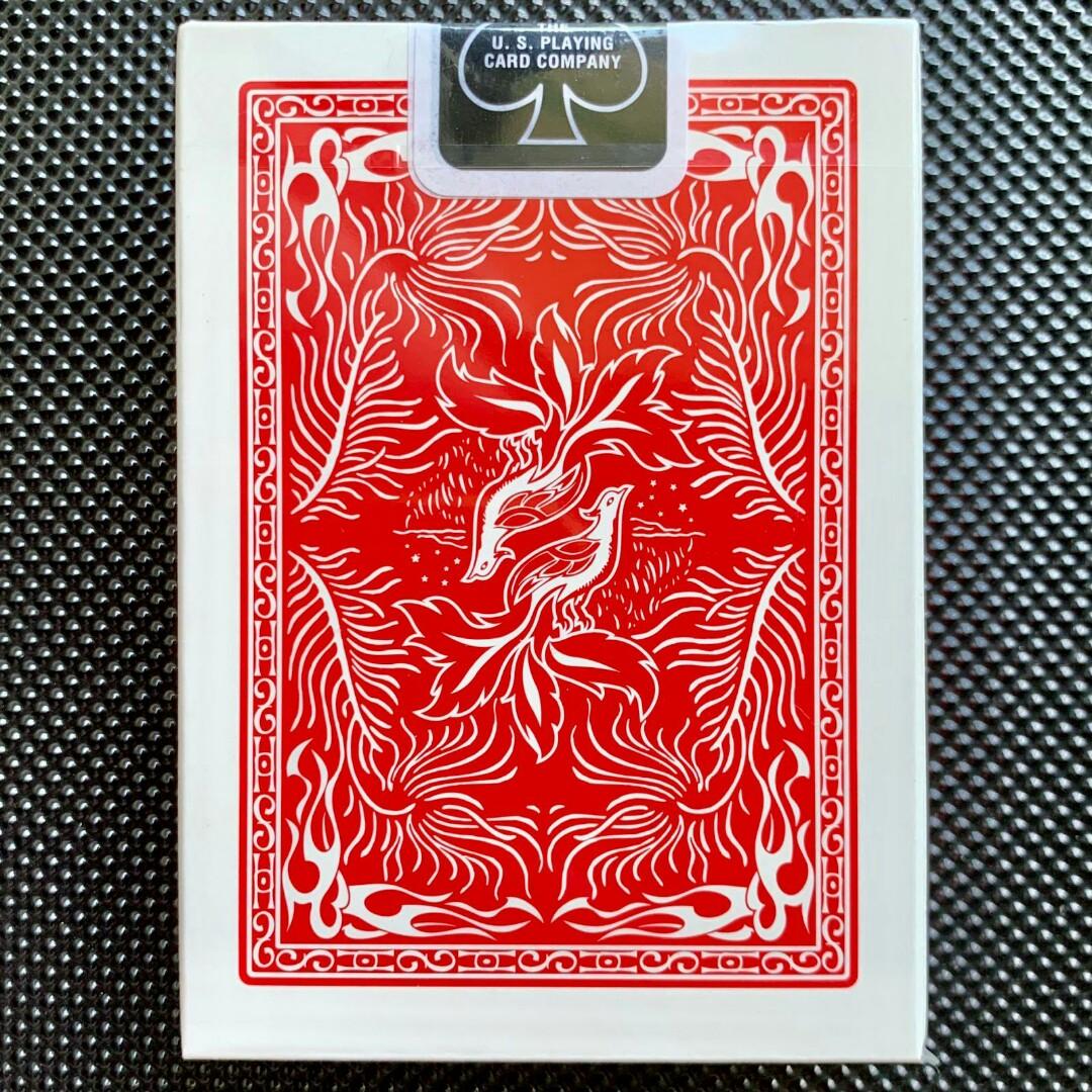 Phoenix red back playing cards poker size 鳳凰 啤牌 撲克牌, 興趣及遊戲, 收藏品及紀念品, 明星 ...