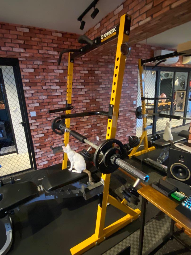 Powertec Half Rack Home Gym Set, Sports Equipment, Exercise & Fitness ...