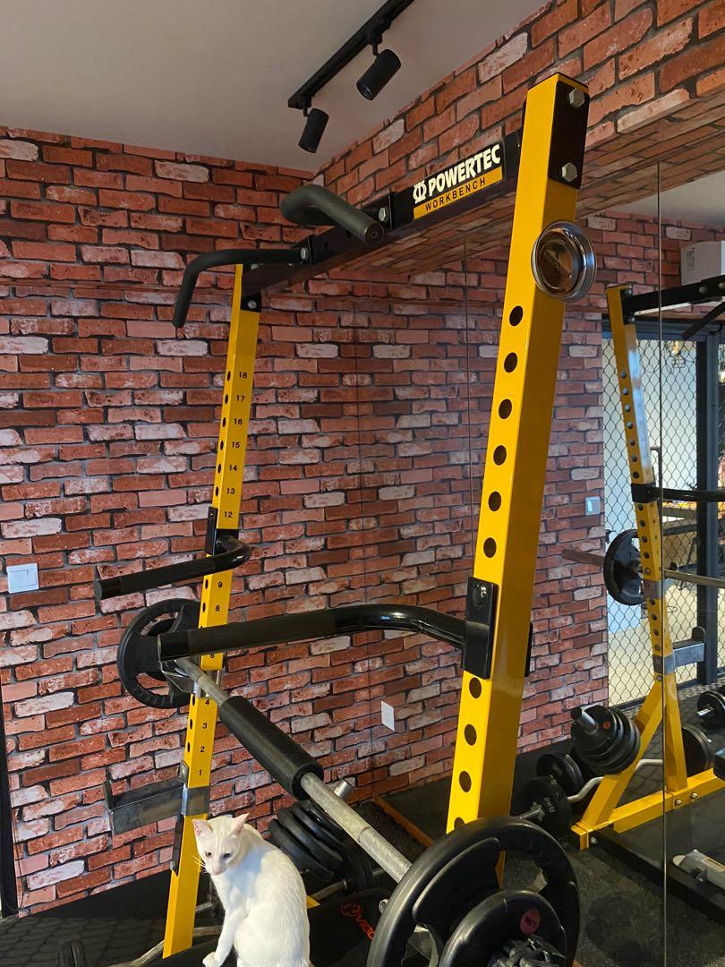 Powertec Half Rack Home Gym Set, Sports Equipment, Exercise & Fitness ...