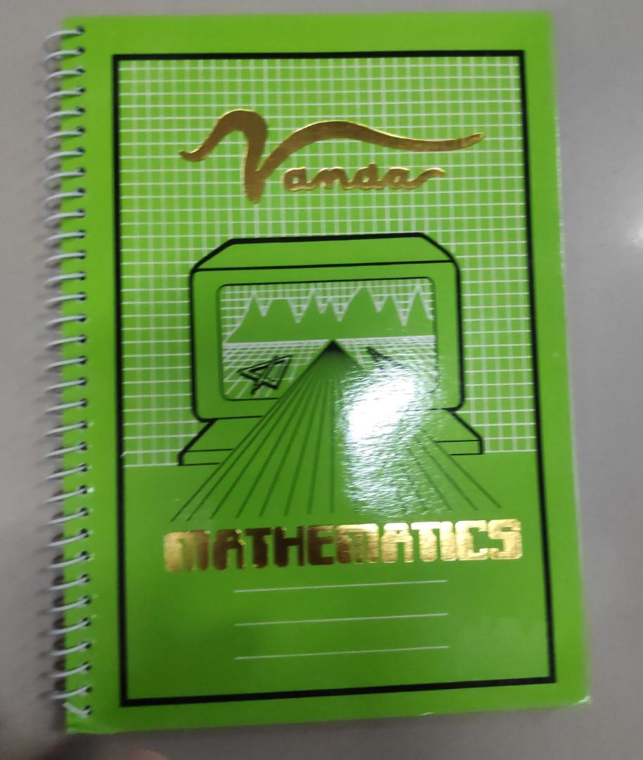 PREORDER Vanda Mathematics Notebook, Hobbies & Toys, Stationary & Craft ...