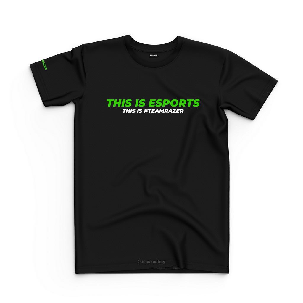 Razer T-shirt - This Is Esports (Team Razer), Men's Fashion, Tops ...