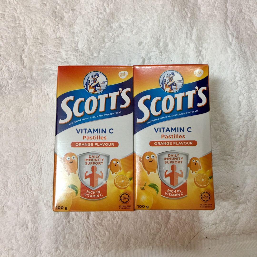 Scott’s Vitamin C Gummies 100g, Health & Nutrition, Health Supplements ...