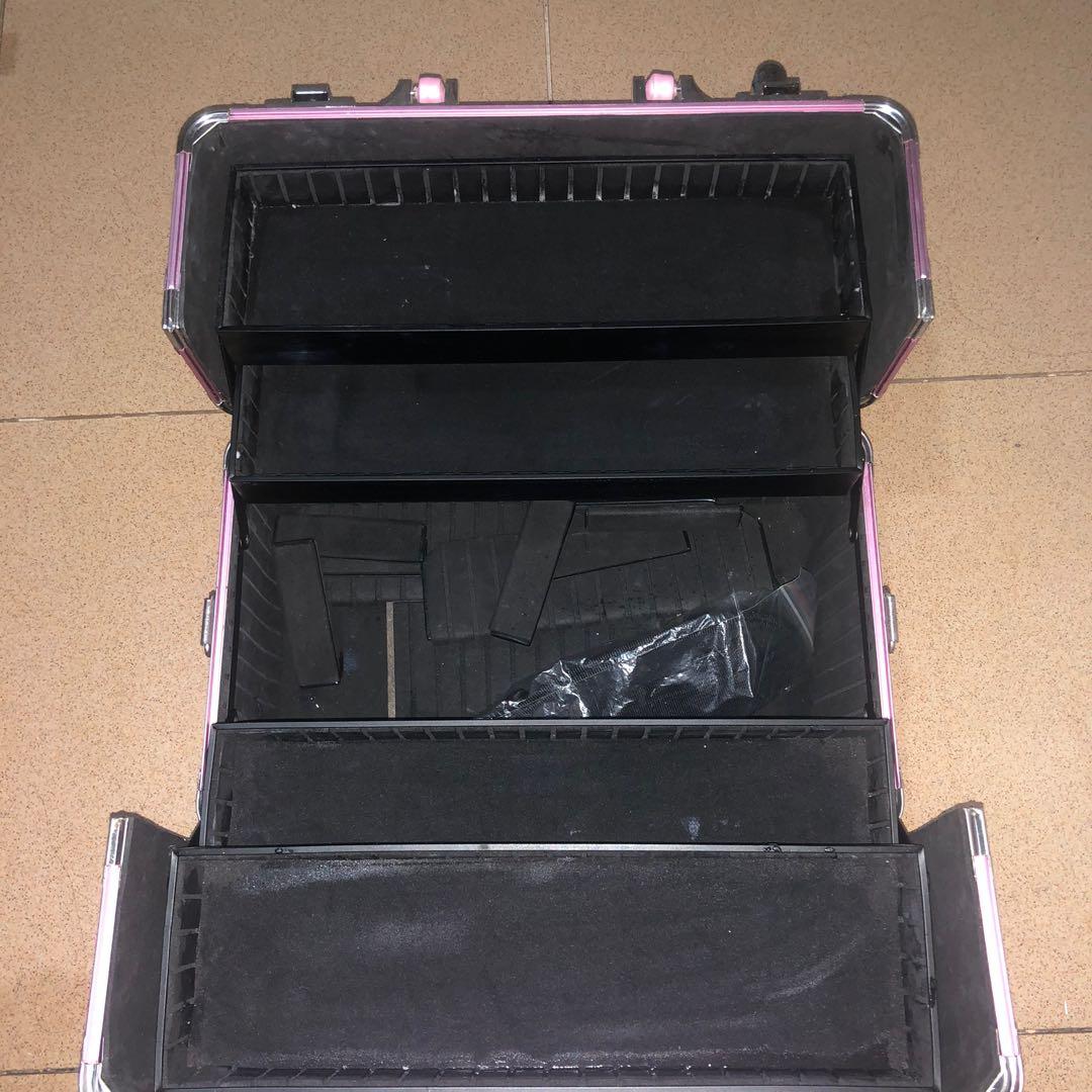 Sephora Collection Large Embossed Train Case - Pink Quilted, Beauty ...