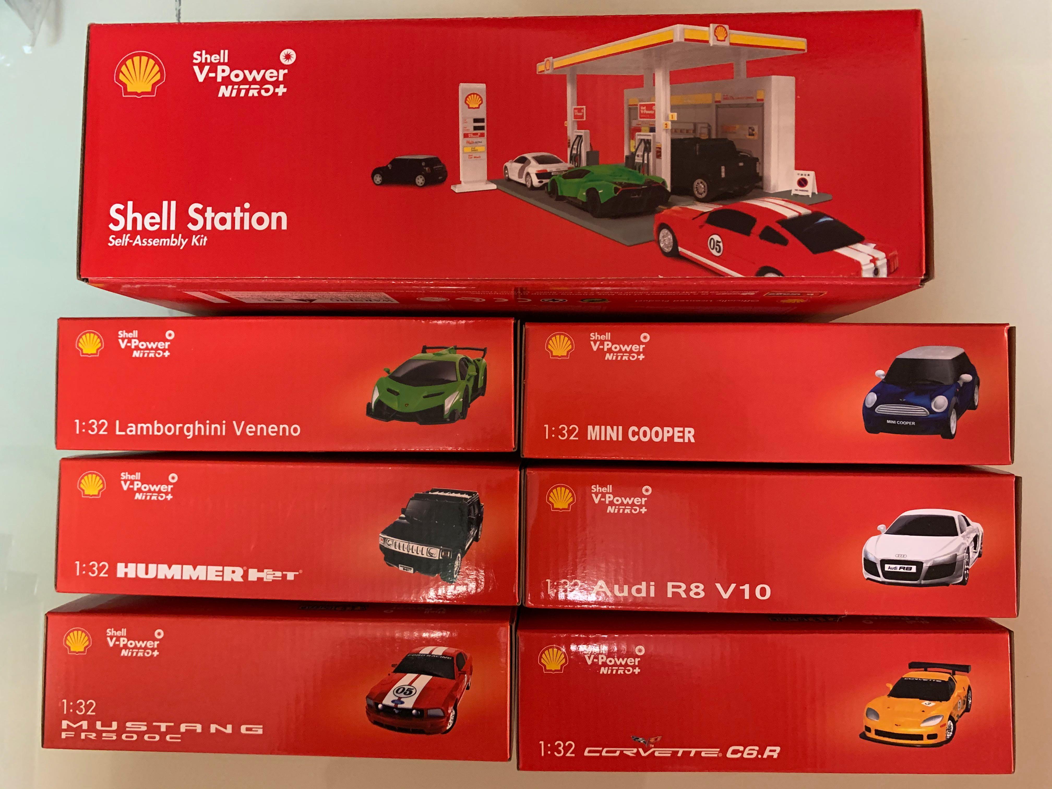 Shell V-Power Nitro+ 3D Puzzle (全套6部車+油站), 興趣及遊戲, 玩具 & 遊戲類 - Carousell
