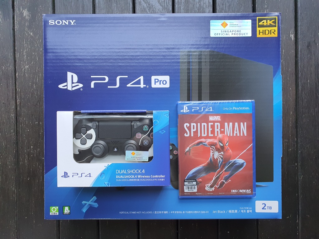 Sony PlayStation 4 Pro (PS4 Pro) 2TB DBS Live Fresh Limited Edition ...