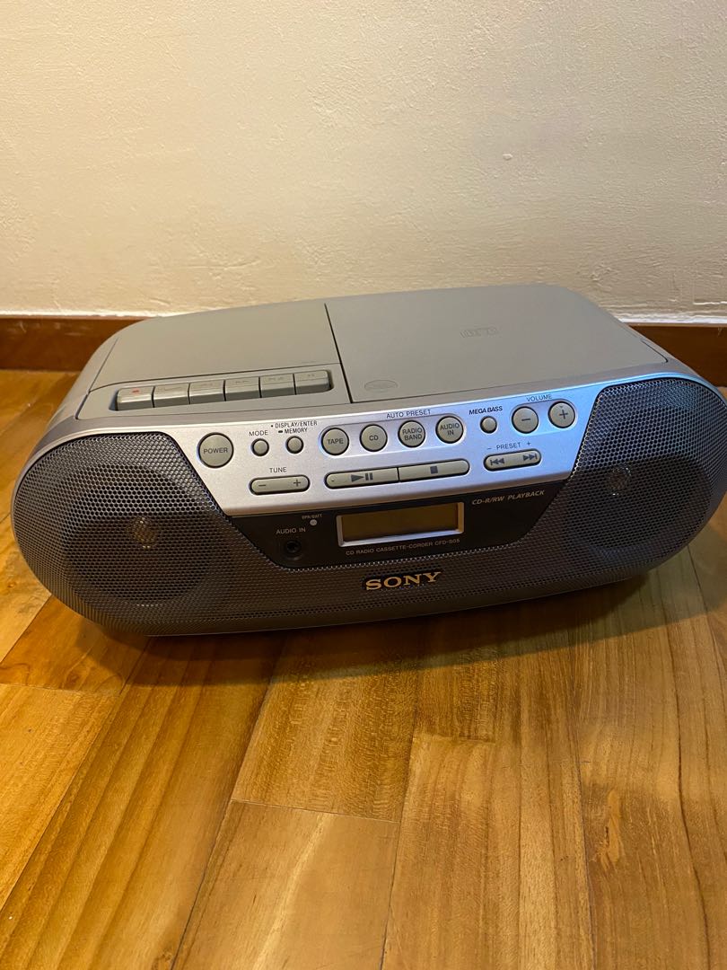 Sony Portable CD Radio Cassette Player, Audio, Portable Music Players ...