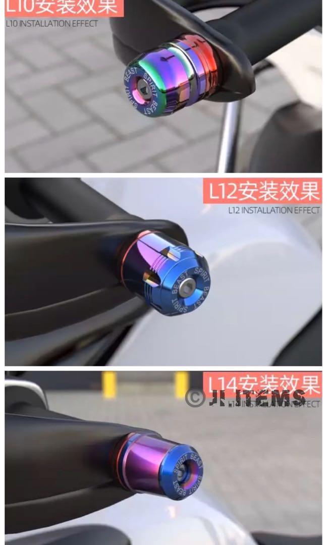 【Spirit Beast】Universal Bar End Balancer Sliders , Motorcycles ...