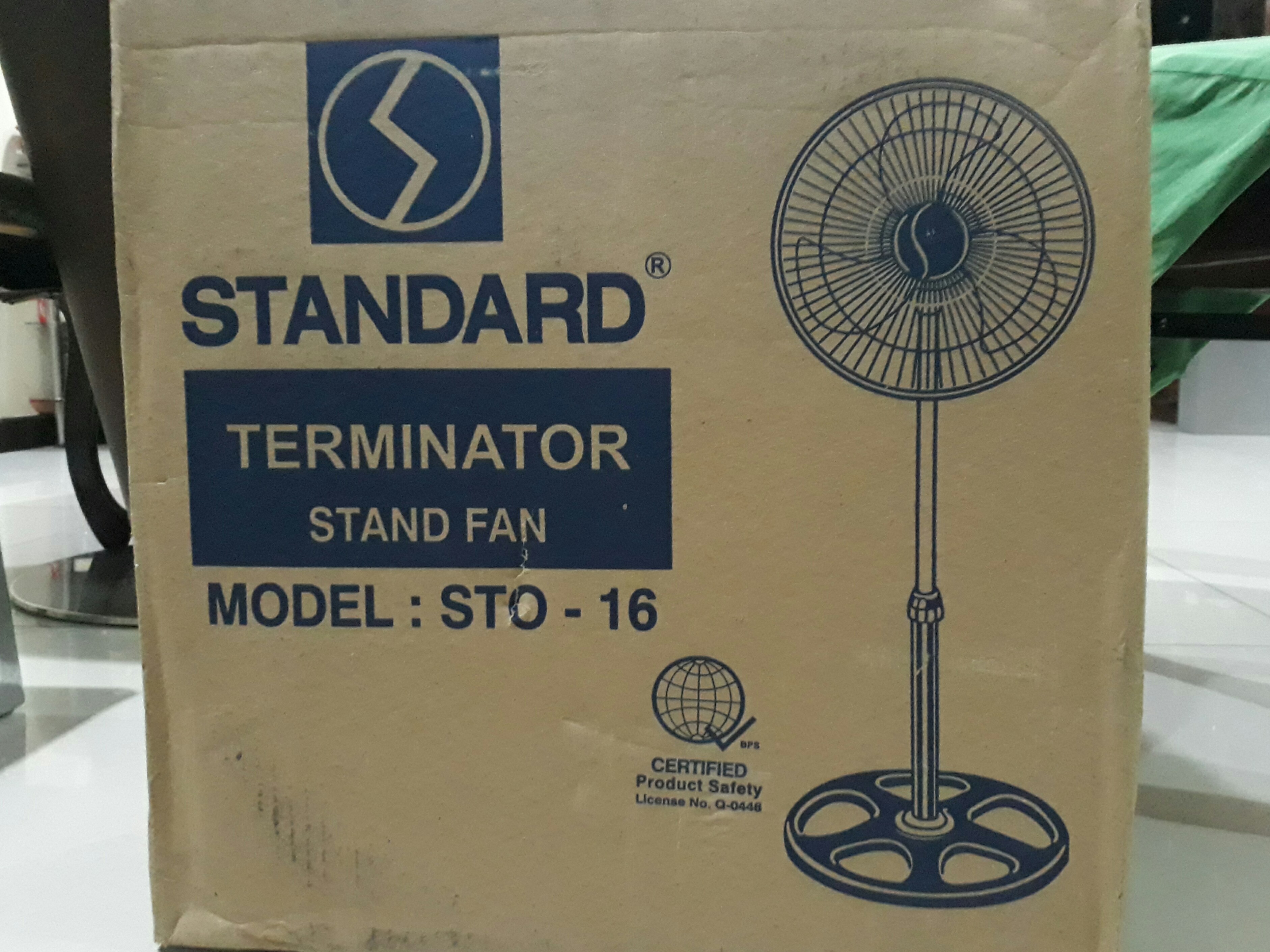 Standard Terminator Stand Fan, Furniture & Home Living, Lighting & Fans ...