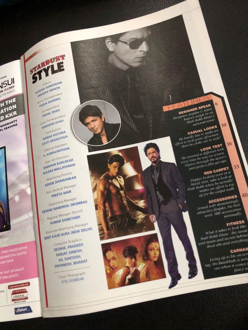 Stardust style Special Edition SHAH RUKH KHAN, Hobbies & Toys, Books ...