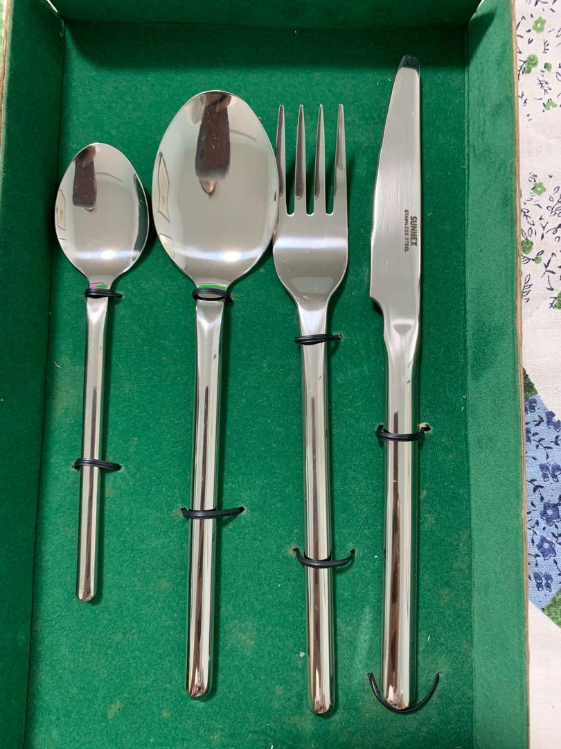 Sunnex 24 piece Cutlery Set, Furniture & Home Living, Kitchenware ...