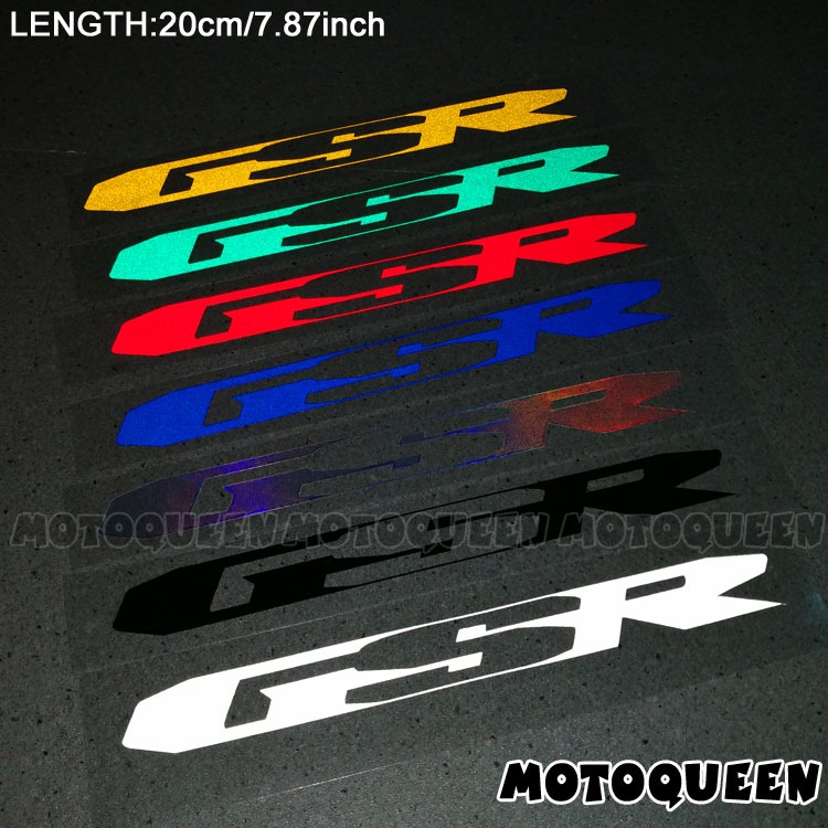 Suzuki GSR decal decals sticker stickers helmet box fairing fairings ...