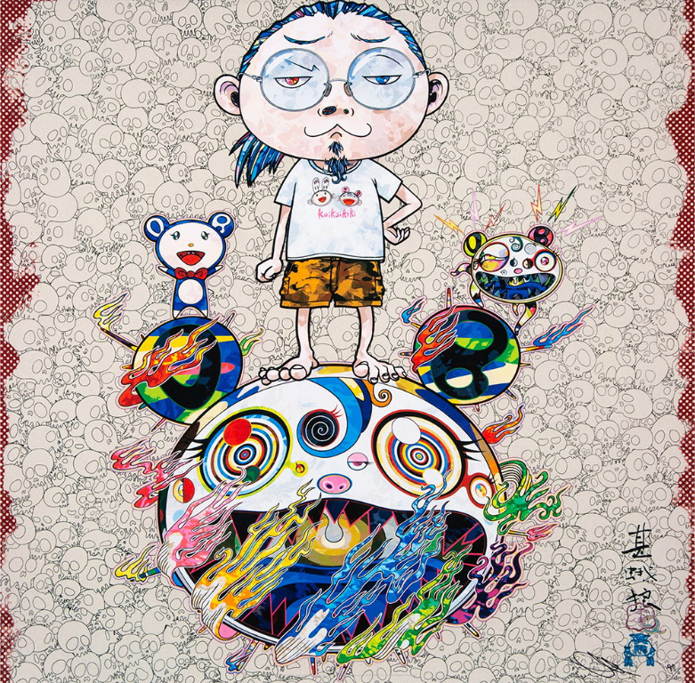 Takashi Murakami Self portrait with signature edition of 300, Hobbies ...