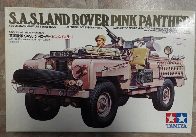 Tamiya SAS Land Rover Pink Panther Model Kit, Toys & Collectibles ...